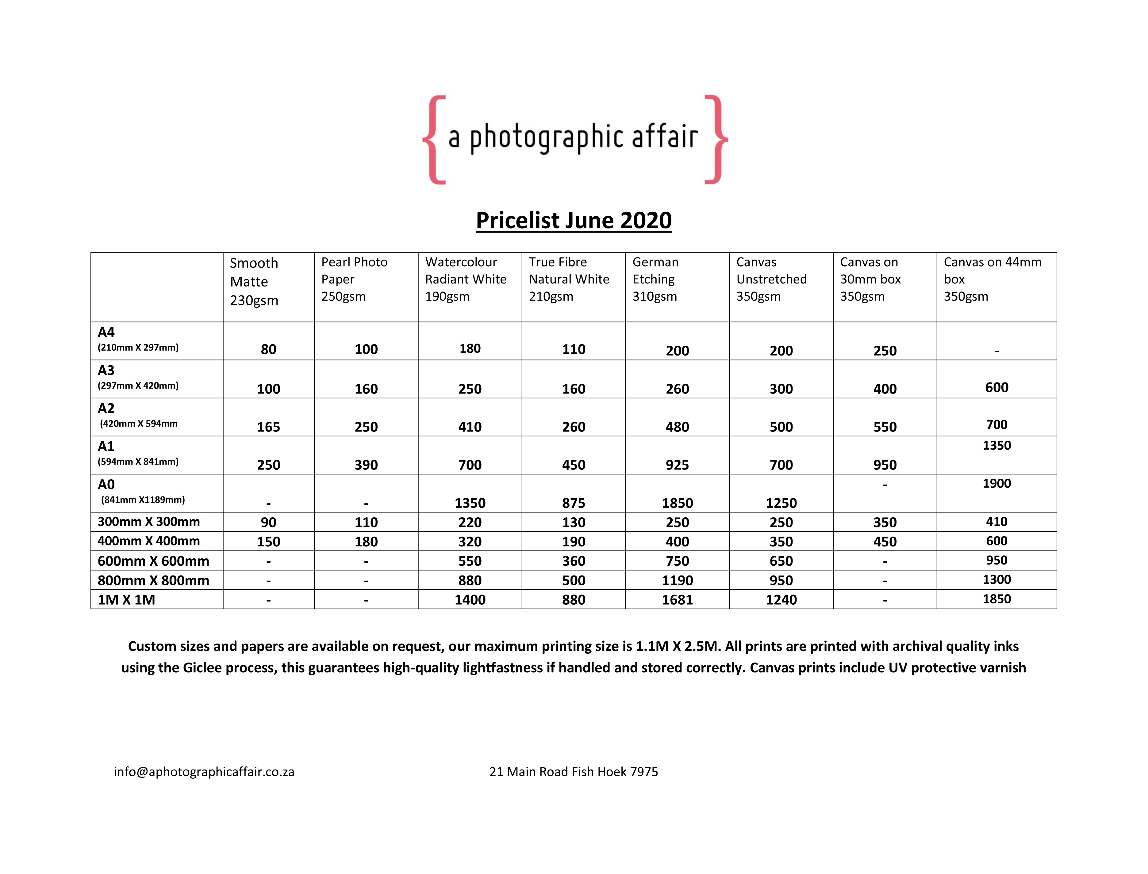Fine Art Printing – A Photographic Affair
